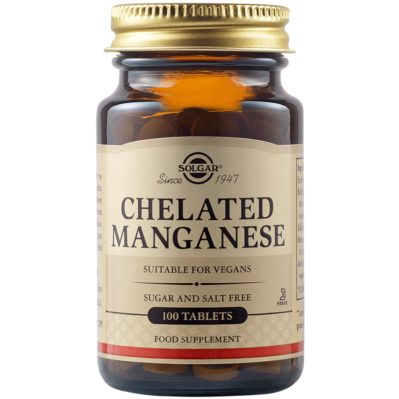 CHELATED MANGANESE 8mg tabs 100s | Solgar